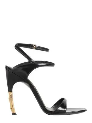Gucci Platform Sandals With Double G Hardware - Black