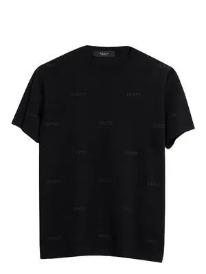 Gucci Cashmere Sweater With Web Intarsia - Black