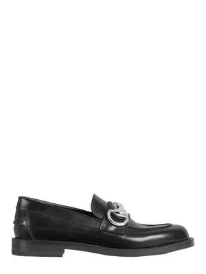 Gucci Leather Loafer With Horsebit Detail - Black