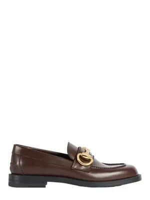 Gucci Jordaan Loafer With Horsebit Detail Brown