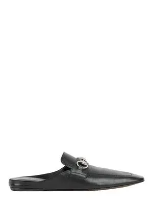 GUCCI Gucci Princetown Horsebit Leather Slipper