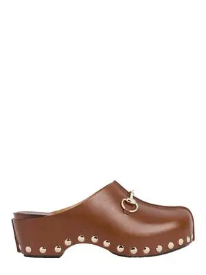 GUCCI Gucci Princetown Horsebit Leather Slipper