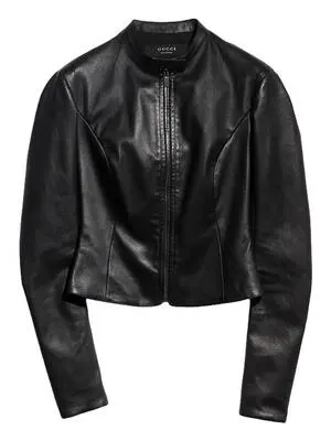 Gucci Check Cotton Tweed Jacket - Black