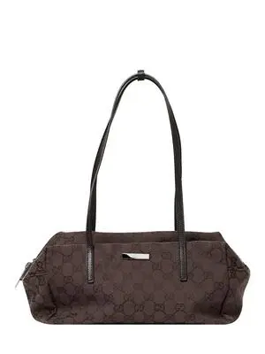 Gucci Ophidia Medium Top Handle Bag - Beige