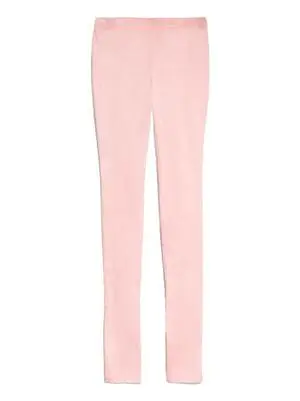 Gucci Gg Supreme Print Silk Trouser, Size - Pink