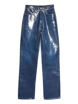 Gucci Slim Fit Cotton Denim Trousers - Blue