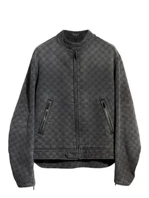 Gucci Gucci Reversible Padded Shirt Jacket Grey