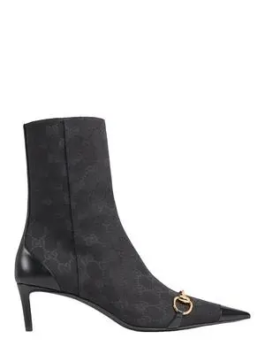Gucci Gucci Horsebit Ankle Boots Black