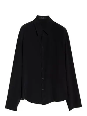 Gucci Striped Cotton Poplin Shirt, Size - Black