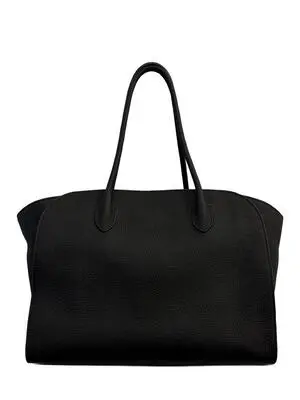 THE ROW Marlo 14 Leather Tote Bag - Black