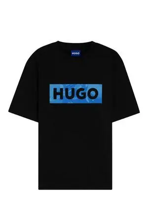 Hugo Logo T-shirt - Black
