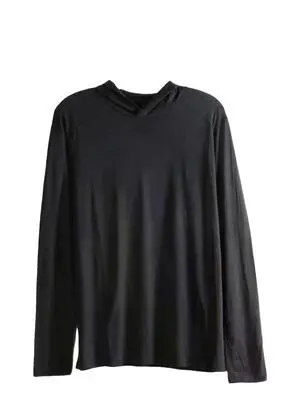 FREE FLY Slub Texture Hoodie - Black