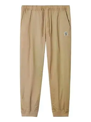 FINGERCROXX Logo-patch Tapered Track Pants - Neutrals