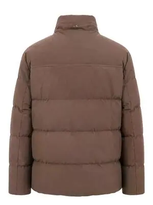 Paul & Shark High-neck Padded Jacket - Brown