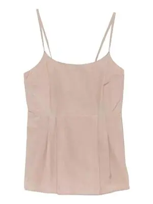 Peserico Pleated Top - Neutrals