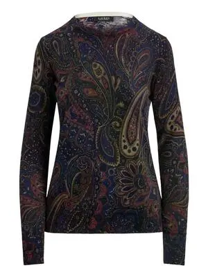 Ralph Lauren Paisley-print Sweater - Blue