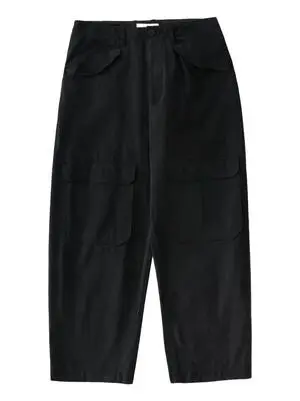 Studio Nicholson Straight-leg Canvas Trousers - Black
