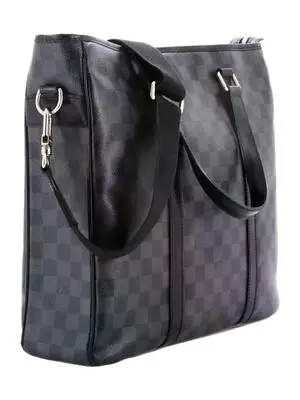 LOUIS VUITTON Tadao Handbag Damier Graphite Pm Tote Bag - Black
