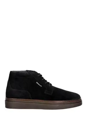 Gant Suede Lace-up Boots - Black