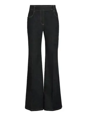 Brunello Cucinelli Monile Flared-leg Jeans - Blue