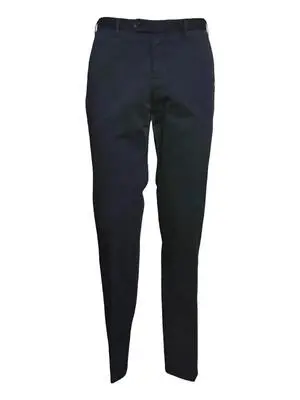 L.B.M. 1911 Tailored Trousers With Pressed Crease - Blue