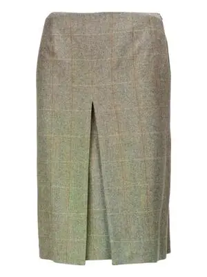 Loro Piana Check Skirt - Neutrals
