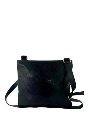 Gucci 20th Century Fiat 500 Medium Gg Imprime Web Messenger Bag Crossbody Bag - Black