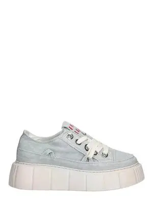 Inuikii Frayed Chunky-sole Sneakers - Blue
