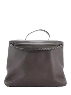 Bottega Veneta Ciao Ciao Top Handle Bag Leather Large Satchel - Brown