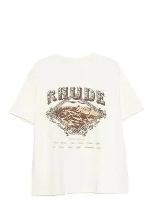 Rhude Graphic-print T-shirt - Neutrals