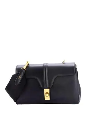 Celine Soft 16 Bag In Smooth Calfskin - Black