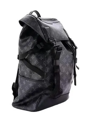 LOUIS VUITTON Monogram Eclipse Canvas Backpack - Black