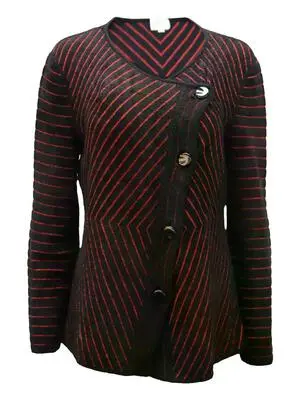 Emporio Armani Chevron Sweater - Red