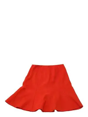 Oscar De La Renta Paneled Midi Skirt - Red