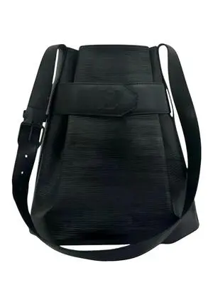 LOUIS VUITTON 1996 Epi Sac D Epaule Pm Bucket Bag - Black