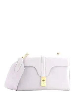 Celine Soft 16 Bag Smooth Calfskin Shoulder Bag - Blue