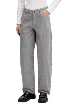 Dickies Hickory-stripe Straight-leg Jeans - Blue