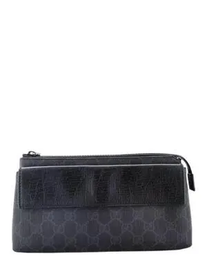 Gucci Waist Bag Gg Coated Canvas Belt Bag - Black