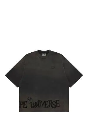 AAPE BY *A BATHING APE Logo-print Cotton T-shirt - Grey