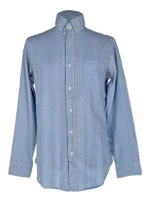 TOM FORD Striped Button-down Shirt - Blue
