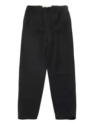 Marni Cropped Elasticated-waist Trousers - Black