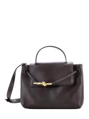 Bottega Veneta Ciao Ciao Top Handle Bag In Leather - Brown