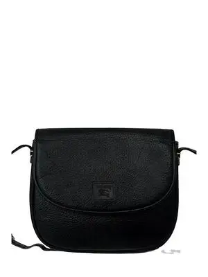 Burberry 2000-2017 Calf Leather Crossbody Bag - Black