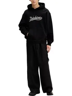 Dickies Loose Wave Drawstring Hoodie - Black
