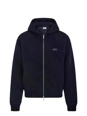 FERRAGAMO Zip Hoodie - Blue