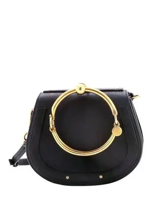 Chloé Nile Leather Small Crossbody Bag - Black