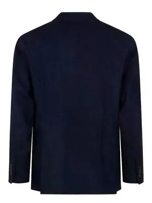Tagliatore Herringbone-weave Blazer - Blue
