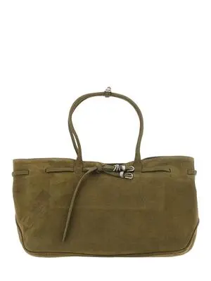 MARGESHERWOOD Marge Sherwood Suede Shoulder Bag Green