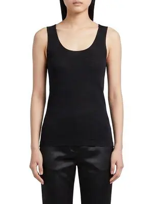 MAISON MARGIELA Slim Fit U-neck Cotton Tank Top