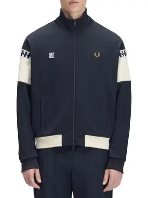 Fred Perry Zip-up Track Jacket - Blue
